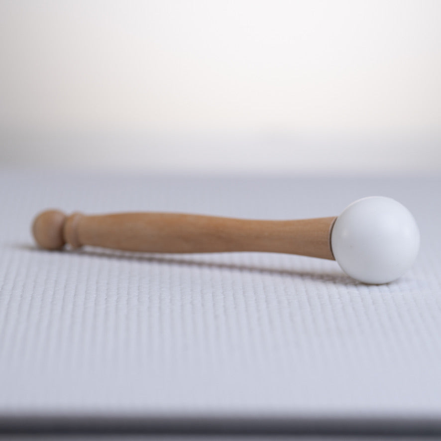 Ball Mallet for Frosted Singing Bowls – Bowls of Sound