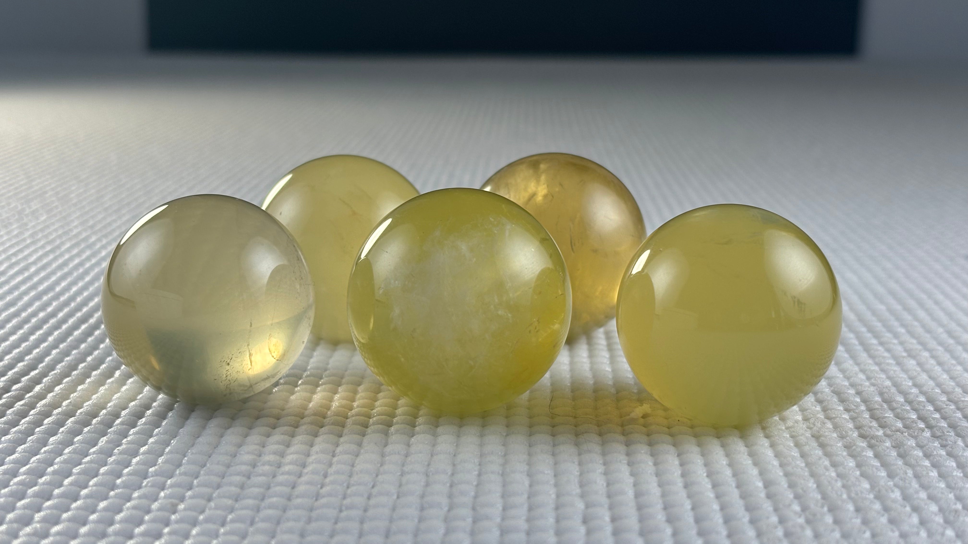 Yellow Calcite Sphere – Bowls of Sound