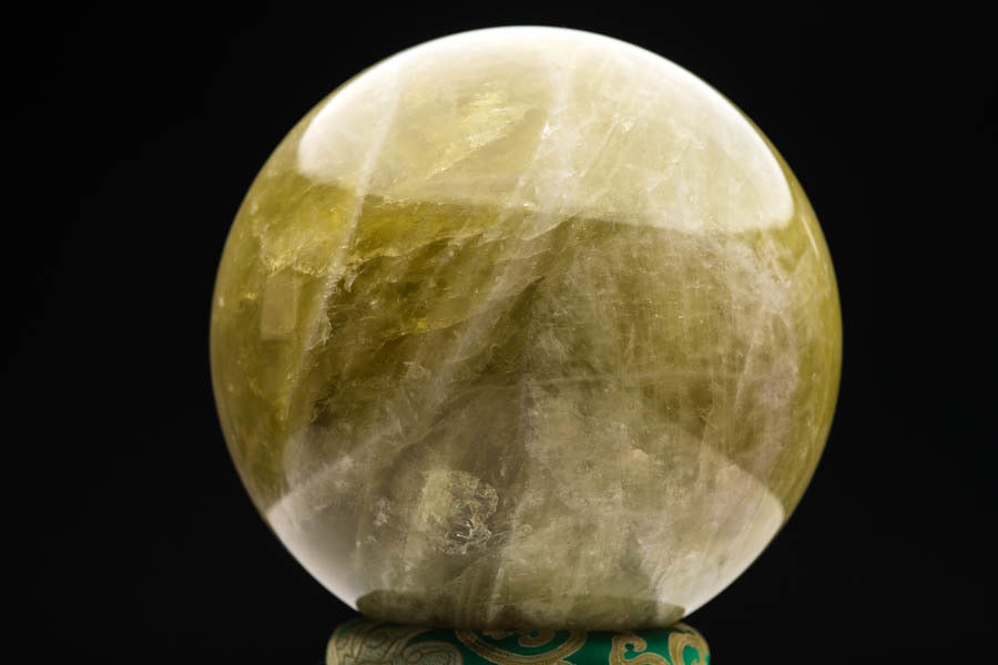 Extra Large Citrine Sphere – Bowls of Sound